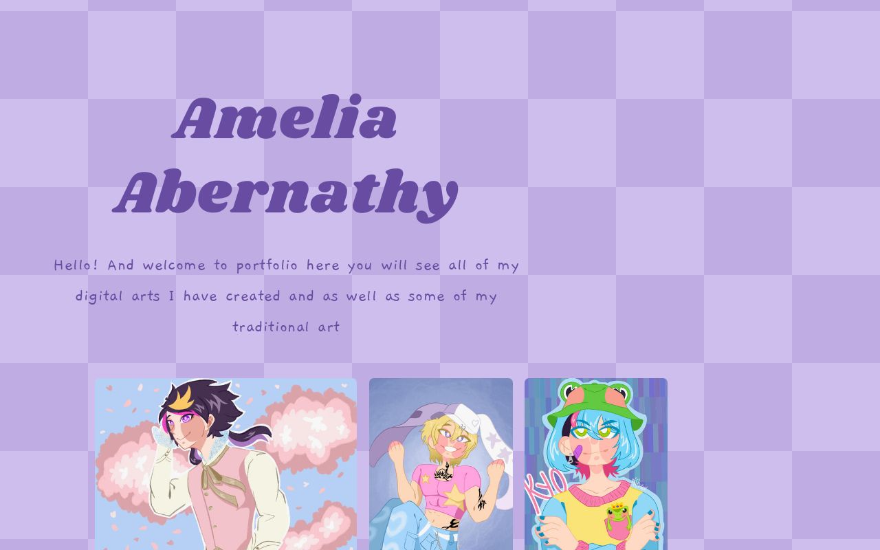 Amelia’s Art Portfolio